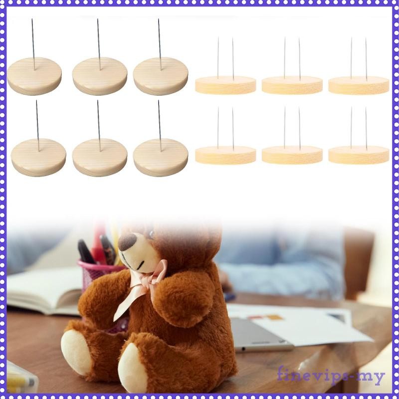 [FinevipsMY] 6 Pieces Crochet Dolls Display Stand Stable Bear Stand ...
