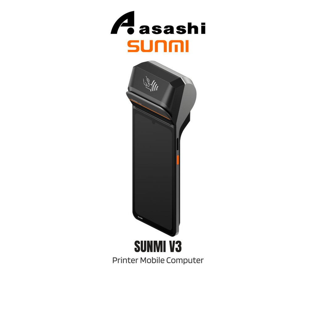 Sunmi V3 6.75” Android 13 3G RAM +32GB ROM 58MM Printer Mobile Computer ...