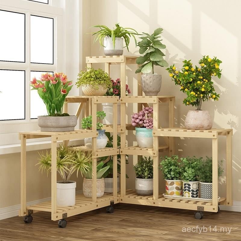 Stand Bunga Nordic untuk Balkoni Rumah Penyimpanan Tanaman Hijau Rak ...