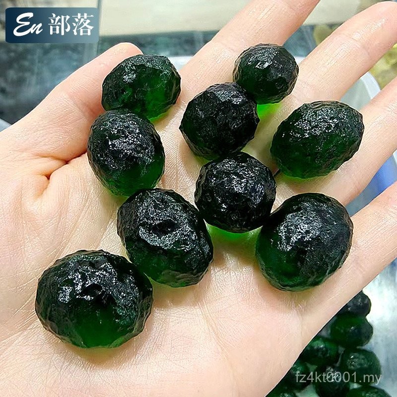 Bare Stone Conformal Meteorite Ice Ore Meteorite Unoriginal Egg Green ...