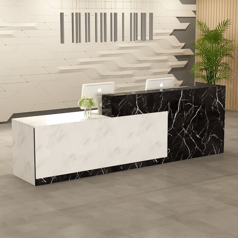 Reception counter table company front desk cashier counter bar table ...