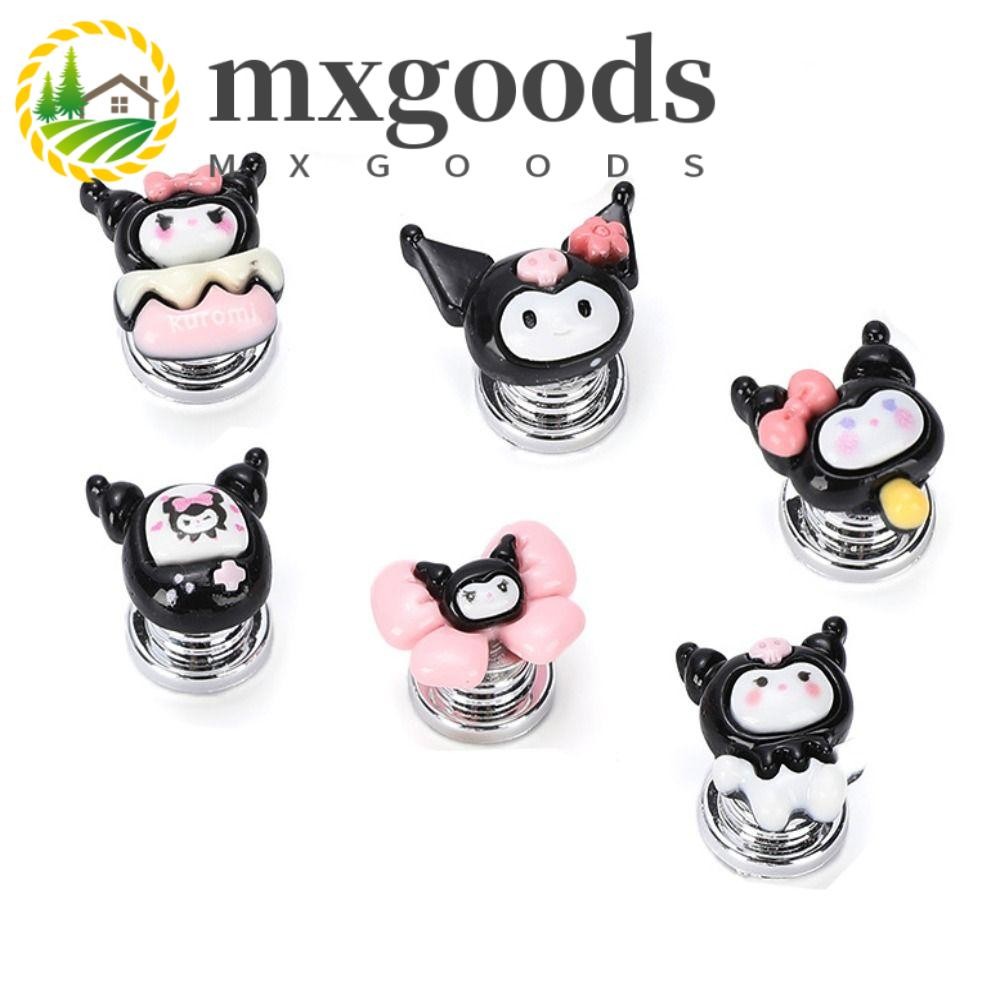 MXGOODS Cartoon Toilet Button, Nail Protector Water Tank Buttons Kuromi Toilet Press, Bathroom ...