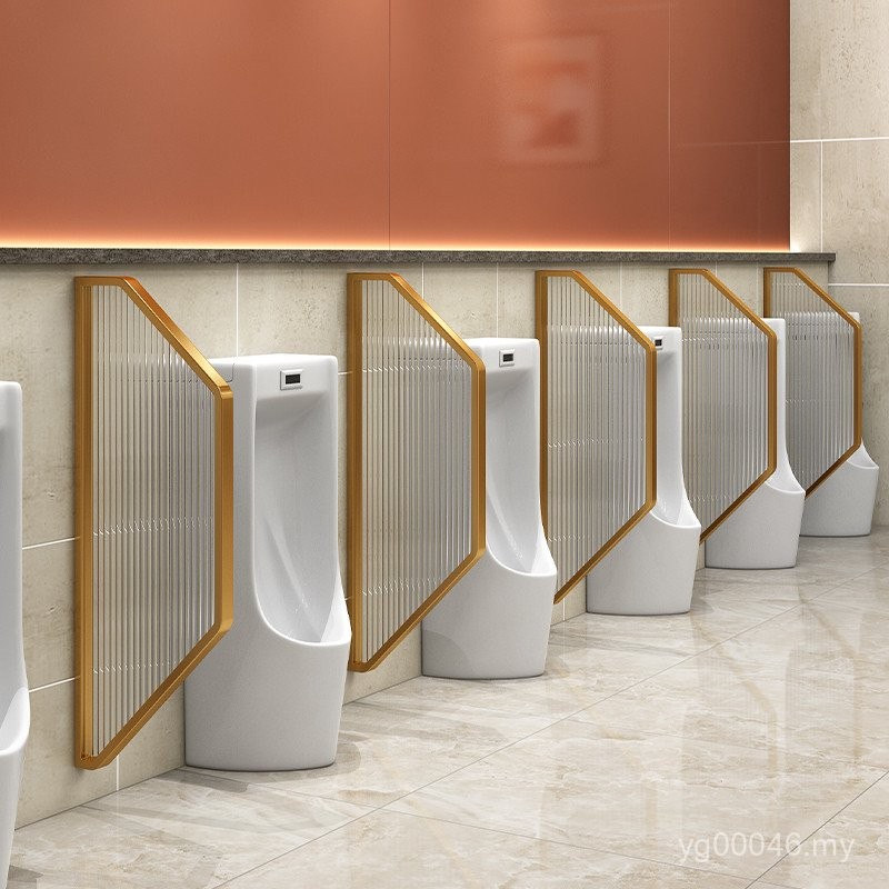 Partition Baffle Hotel Stainless Steel Glass Urinal Partition High-End ...