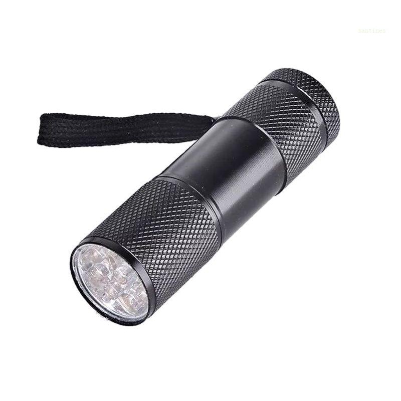 san* UV Handheld Black Light Torch 9 LED 395 for Nano Mini Light Torch ...