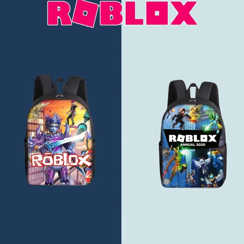 New cartoon anime Roblox backpack for students, large capacity 16 inch ...