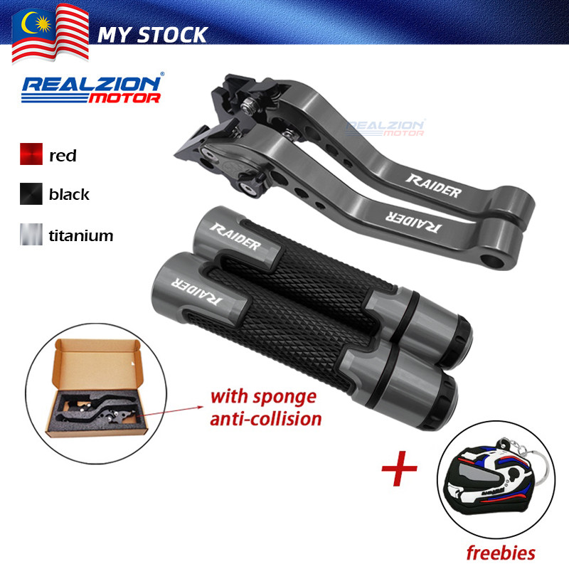 REALZIONMOTOR For Suzuki Raider R150 Fi Brake Clutch Lever Handlebar ...