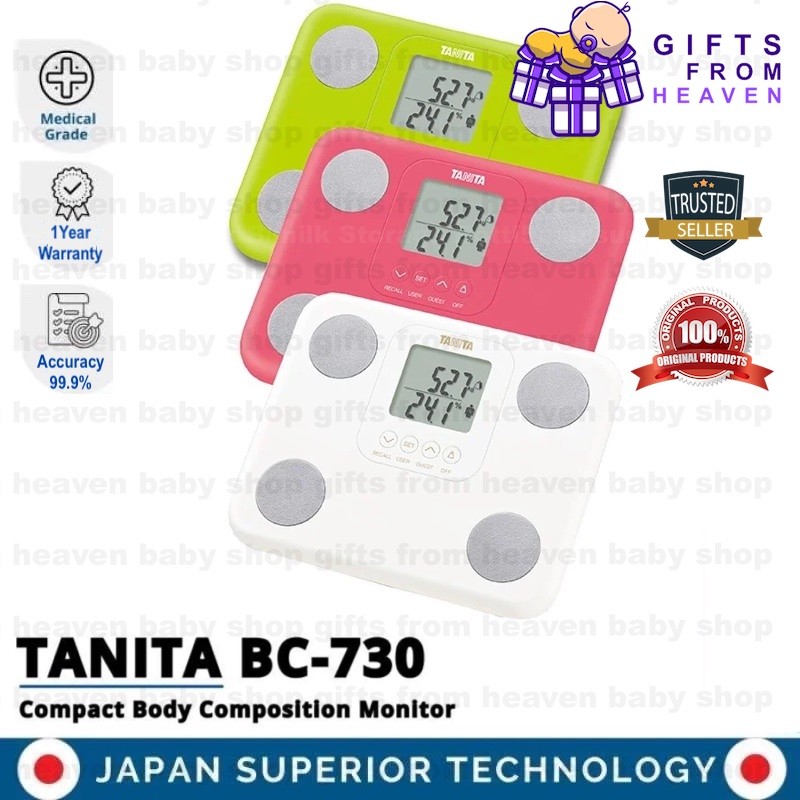TANITA BC-730 COMPACT 9-IN-1 PLASTIC BODY COMPOSITION MONITOR | Shopee Malaysia
