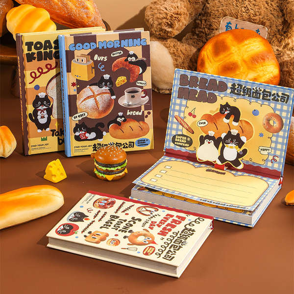 correction tape glue tape Buku nota buku panduan kartun diari roti ...