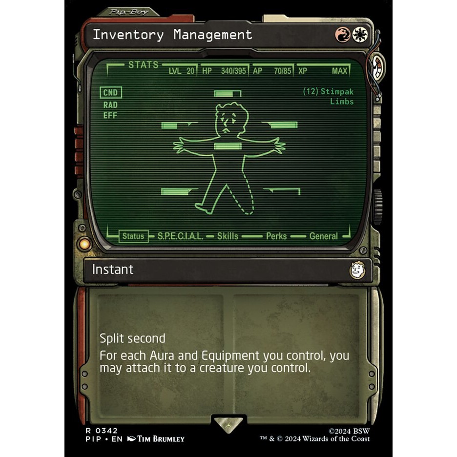 Magic the Gathering - Universes Beyond: Fallout - Inventory Management ...