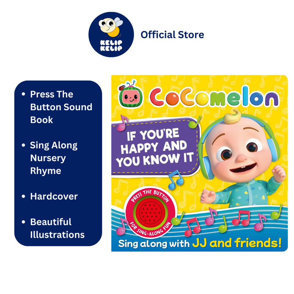 Cocomelon If You Are Happy & You Know It Sound Book For Kids To Sing ...