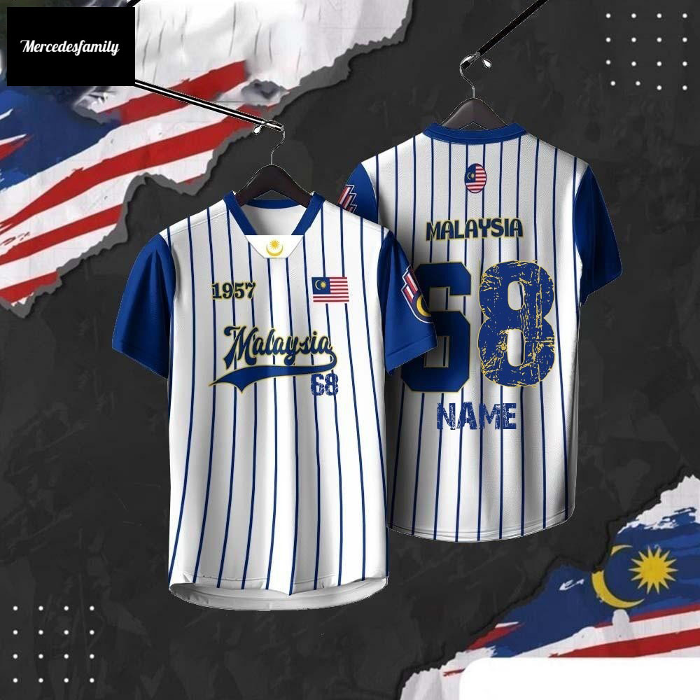 1957 Merdeka Clothes 2025 68th Malaysia Jersey Merdeka Clothes 68 Years ...