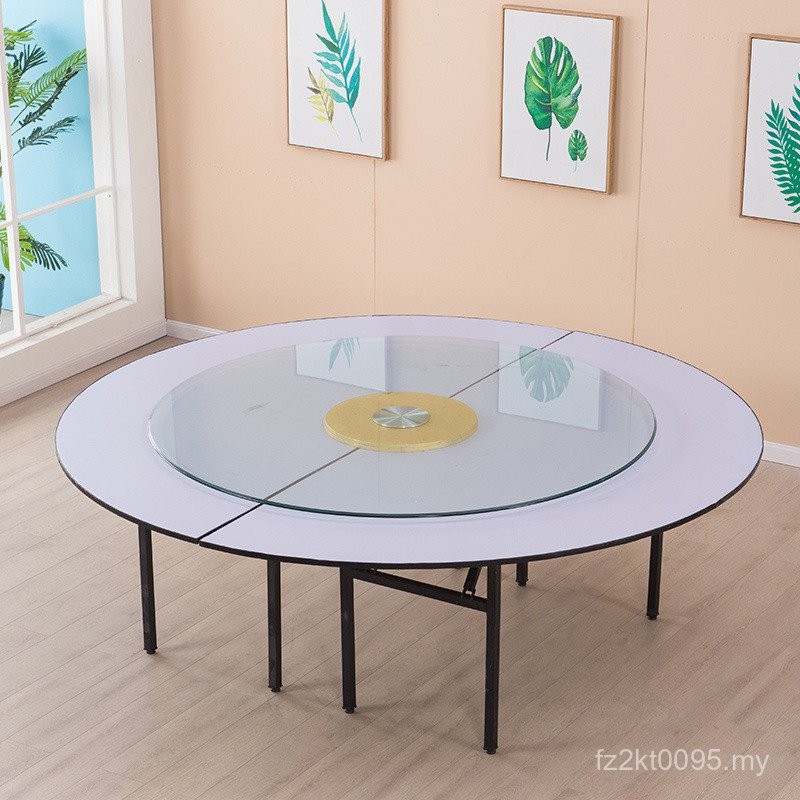 Mida Round Table 10 Round Table 212 People Dining with Turntable 20 ...