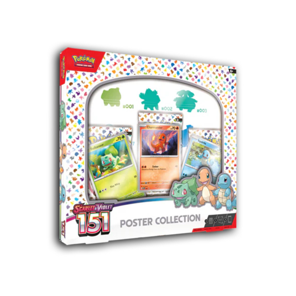 Pokémon TCG Scarlet & Violet 151 Poster Collection | Shopee Malaysia
