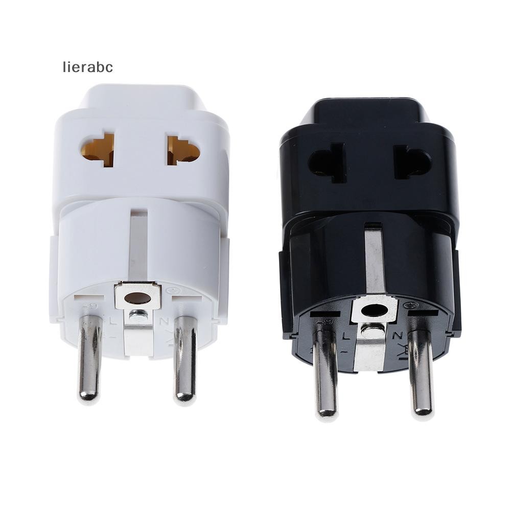 LIE 1 to 2 Splitter Germany France 5mm plug to universal UK/US/EU/AU 2/ ...