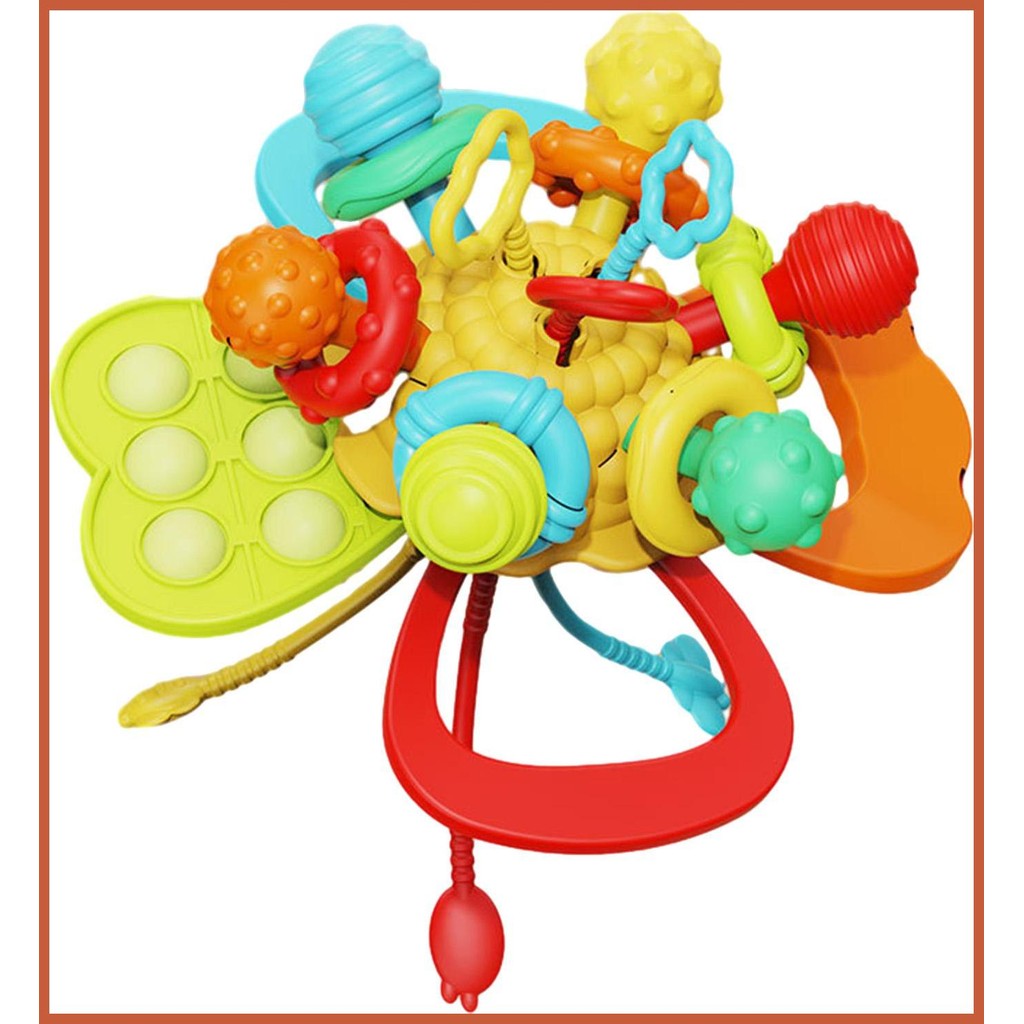 Silicone Pull String Toy Travel Toy Fine Motor Skills Pull String Pull ...