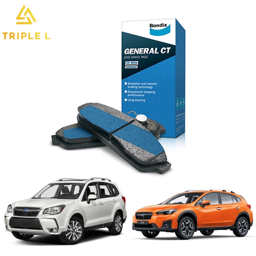 ORIGINAL BENDIX REAR BRAKE PADS SUBARU XV 2012-2017 GP FORESTER GENERAL CT (DB1803GCT) | Shopee ...
