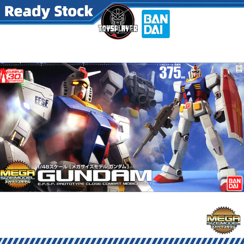 Bandai 1/48 MEGA SIZE RX-78-2 Gundam Model Kits | Shopee Malaysia
