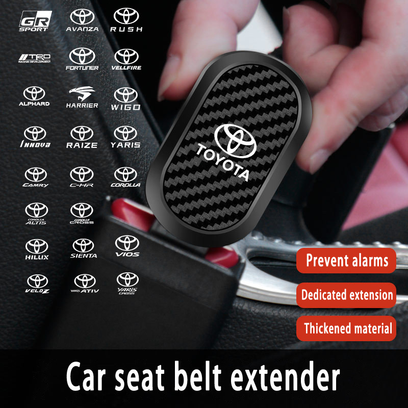 Toyota Zinc Alloy Car Safety Seat Belt Buckle Clip Muffler Alarm ...