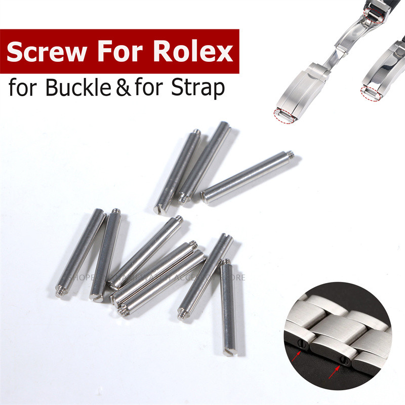 Stainless Steel Watch Strap Buckle Screw for Rolex Daytona Metal ...
