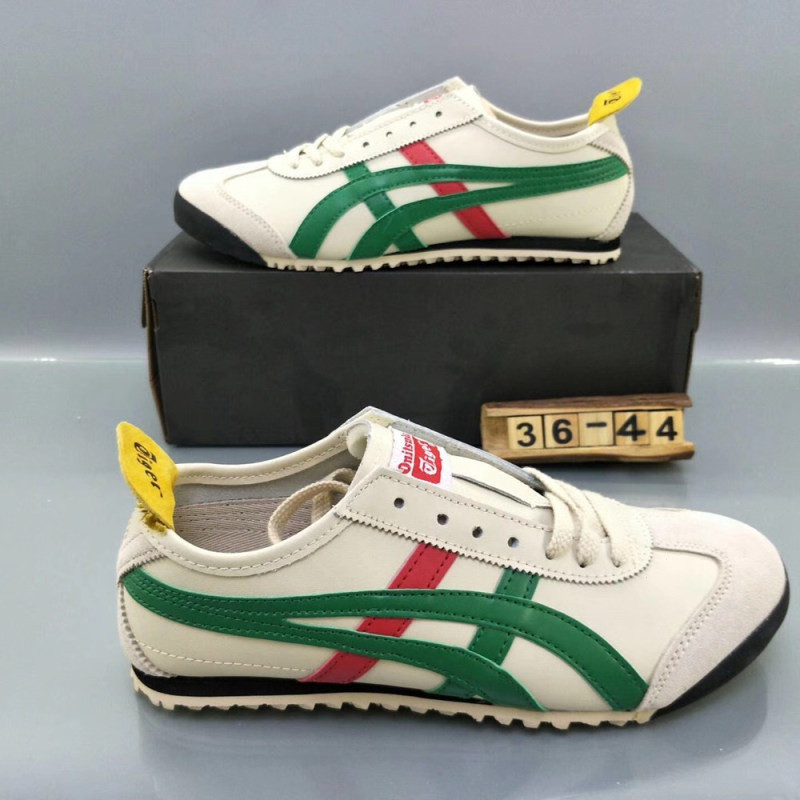 Sales promotion [] new Men's Ladies Leather Tigers Shoes Jogging Tigers ...
