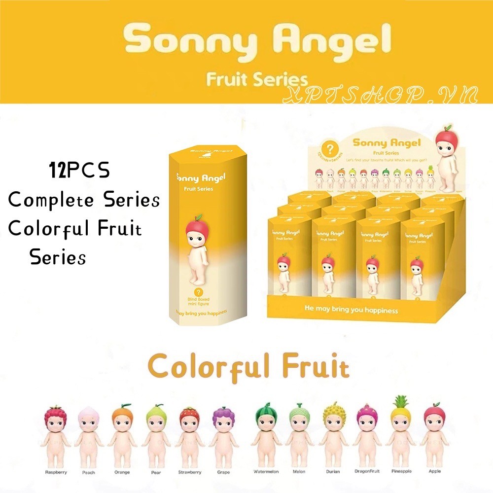 12pcs Whole box set Sonny Angel Minifigures Wearing Colorful Fruit ...