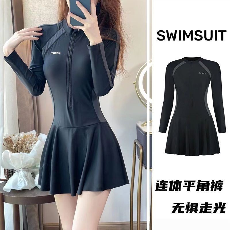[Ready Stock] Swimsuit Women New Style Summer Sports One-Piece ...