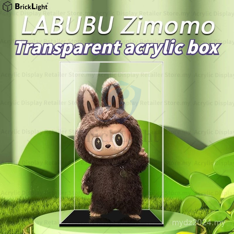 ️Large Acrylic Box Type labubu zimomo dimomo 400% Model Storage Box ...