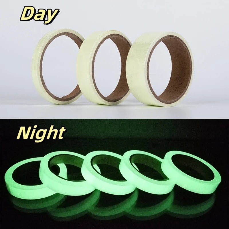 tape Glow in The Dark Tape Fluorescent Tape Waterproof Stickers Night ...