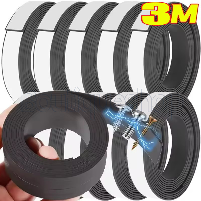 Self Adhesive Magnet Tape - Cuttable Rubber Magnet Strip - Scalable ...