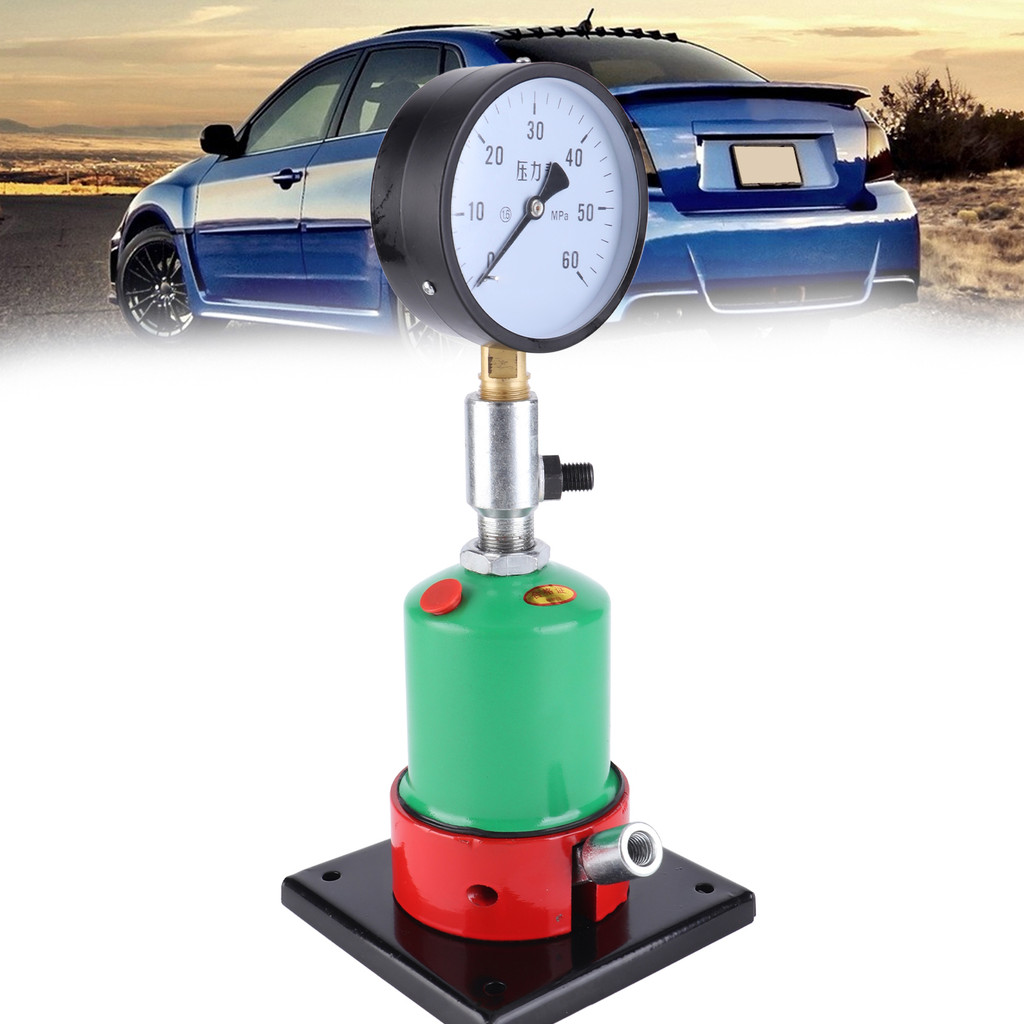 TMA~ Diesel Injector Nozzle Pop Pressure Tester 0‑60MPA M12x1.5MM Dual ...