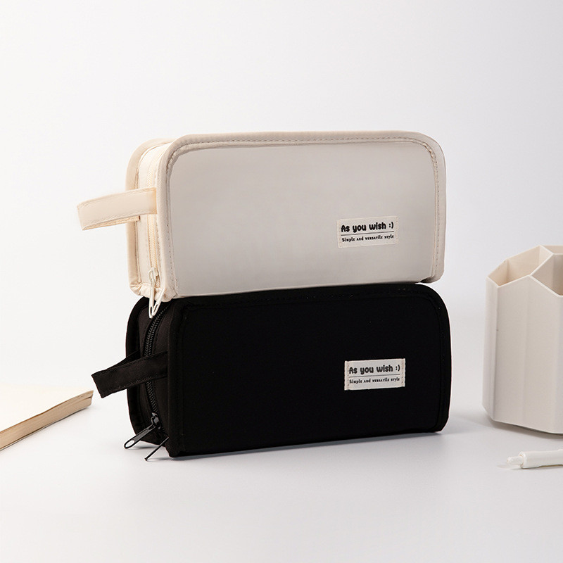 [⭐Local Stock]Large Capacity Double-Sided Pencil Case New Stain ...