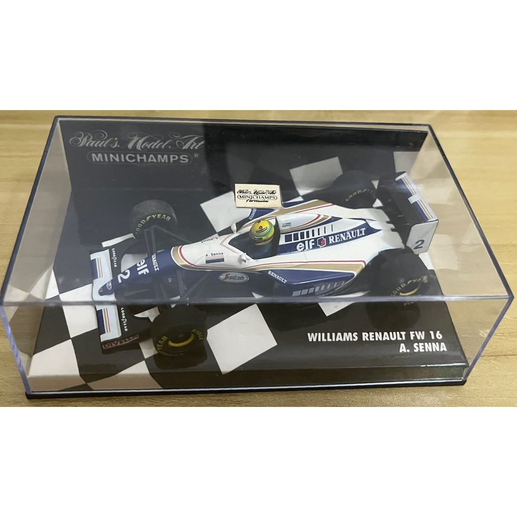 [Ready Stock] Mini Cut Minichamps 1/43 FW16 Senna Fallen Car Williams ...