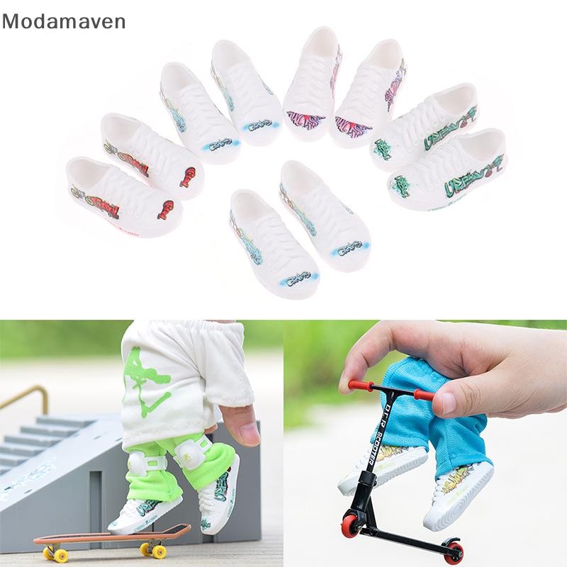 MND Finger Toy Shoes Mini Skateboard Shoes Sports Shoes Finger Scooter ...