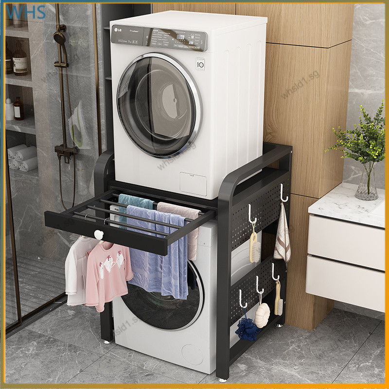 Washing machine double shelf dryer machine table washing machine shelf ...