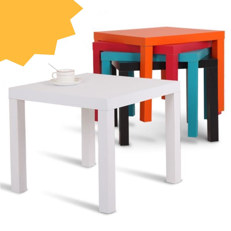 Brocade IKEA Small Square Table Mini Small Wooden Table Simple Small ...