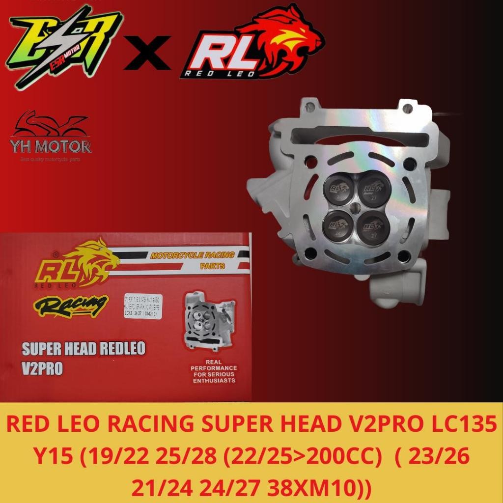 REDLEO RACING SUPER HEAD V2PRO LC135/Y15ZR | Shopee Malaysia