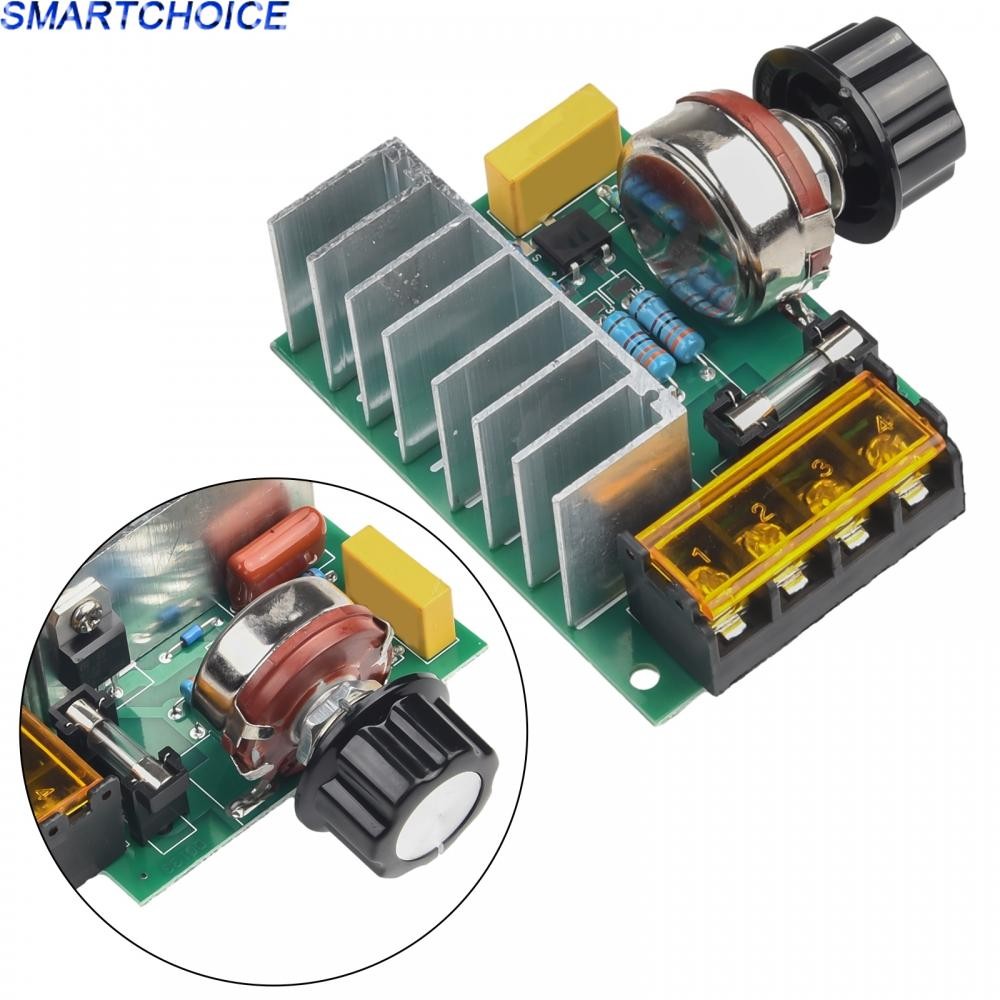 4000W 220V AC Motor Speed Controller and Voltage Regulator with Surge ...