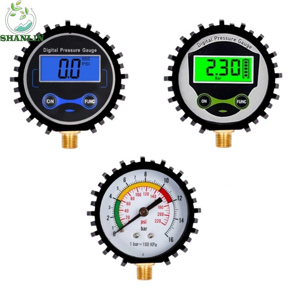 SHANLIN Digital Tire Pressure Gauge, Precision Portable LCD Manometer ...