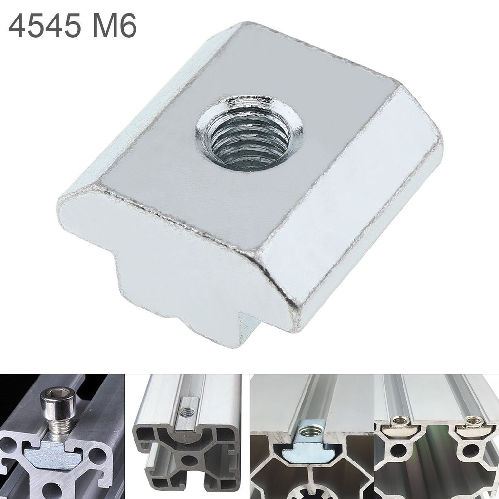 20Pcs M4/M5/M6/M8/M10 for 30 /40/45 Series Slot T Nut Sliding T Nut ...