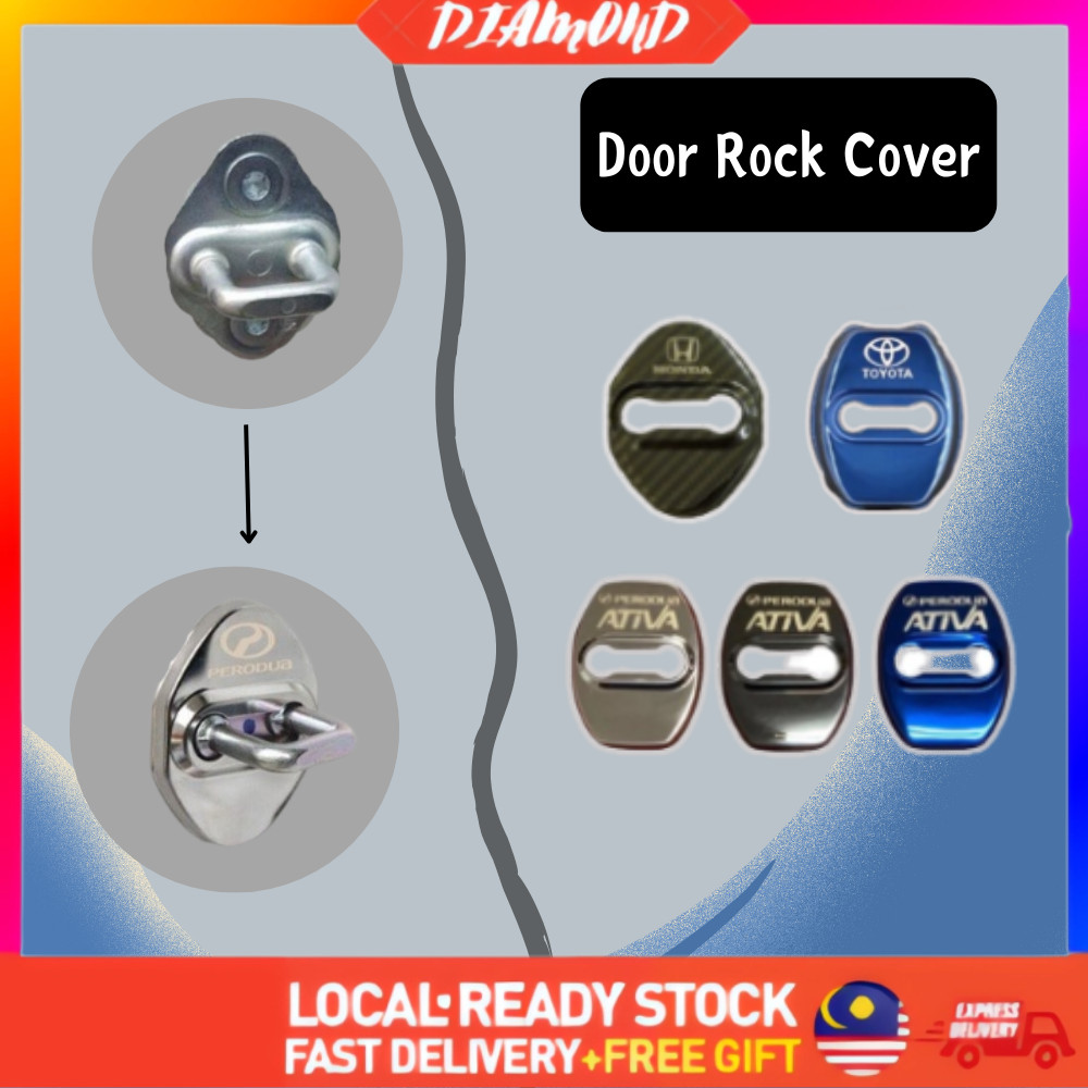 DIAMOND [TOYOTA] Door Lock Cover Protection NEW VIOS ALTIS CAMRY YARIS ...