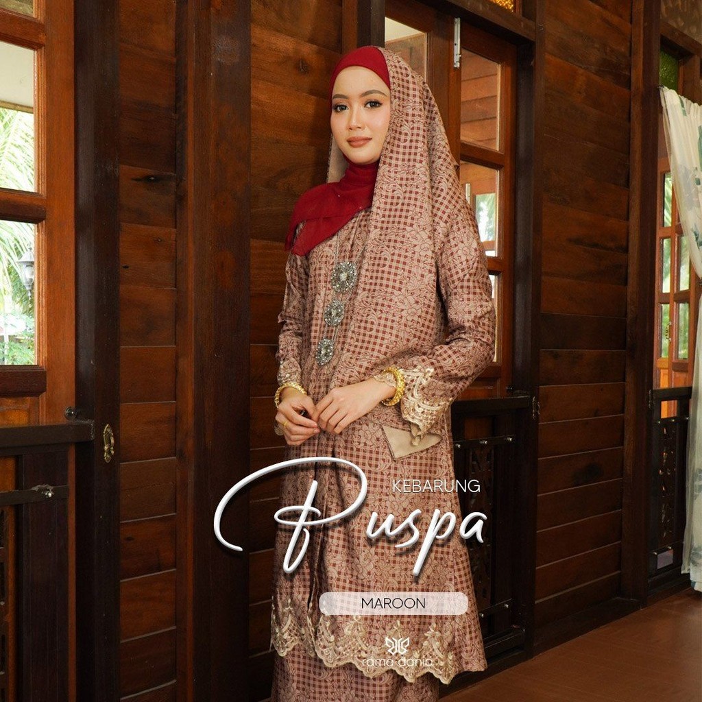 KEBARUNG PUSPA SERTA KERUBUNG GAYA TRADISIONAL KLASIK [ MOM ] | Shopee ...