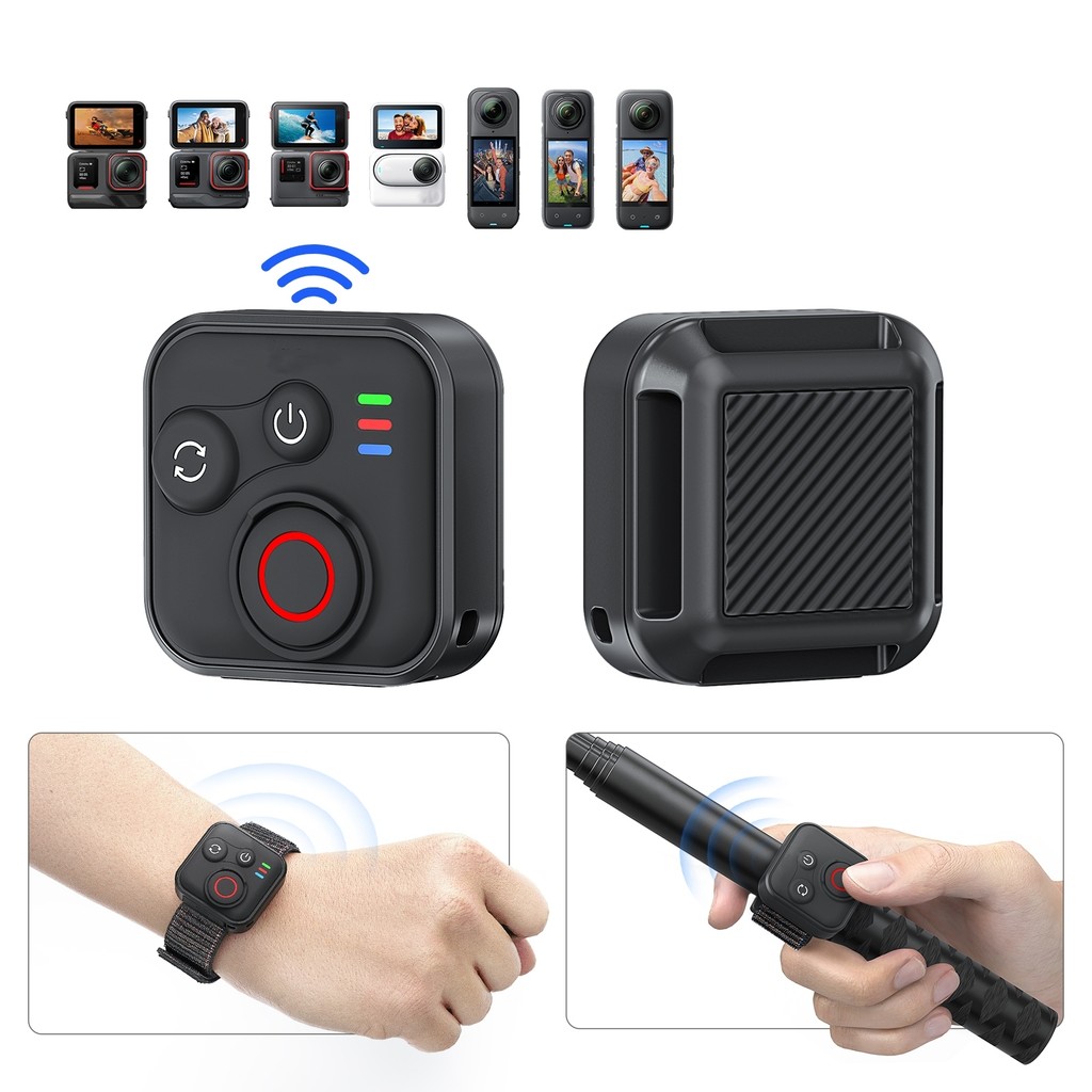 Bluetooth-compatible Remote Control For Insta360 X5/X4/X3/Go 3S/Ace Pro ...