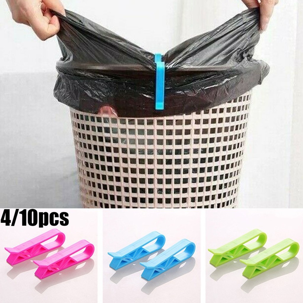 【SWTDRM】Dustbin Bag Clips Clip Clips For Kitchen Garbage Set Trash ...
