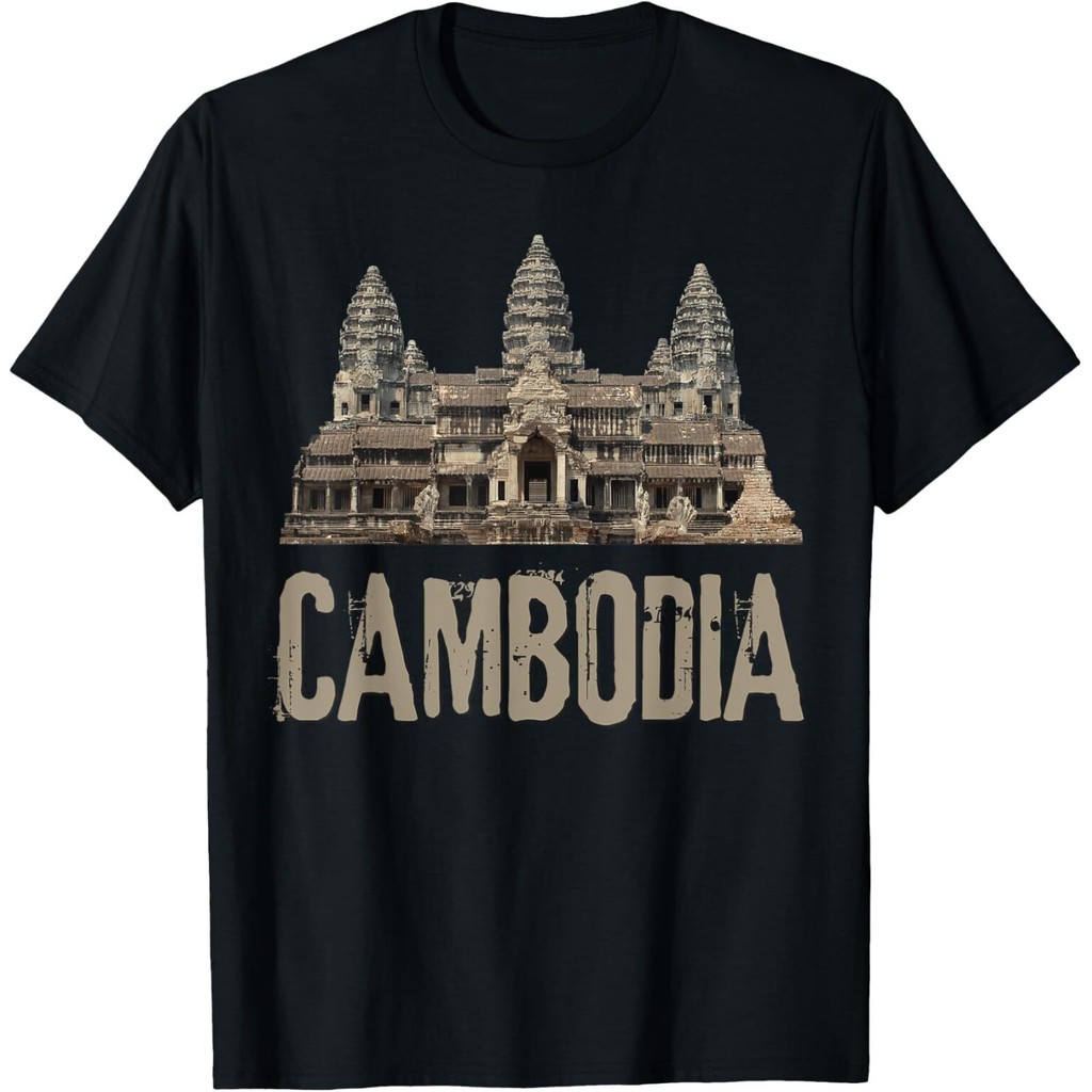 Cambodia Angkor Wat Khmer Historical Temple T-Shirt | Shopee Malaysia