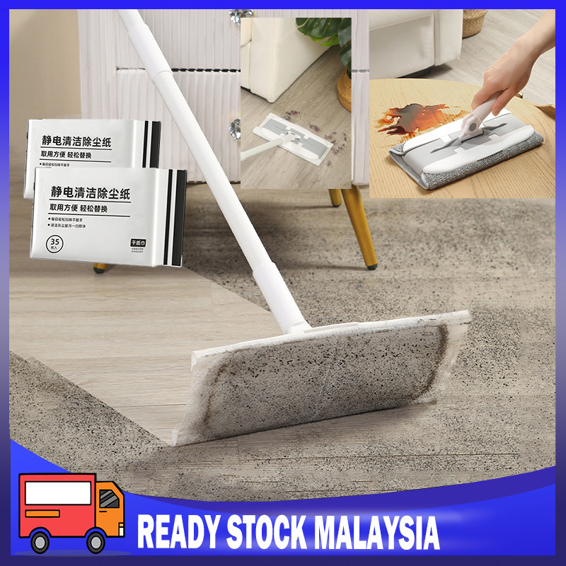Household lazy mop clip face wash towel second use automatic paper ...