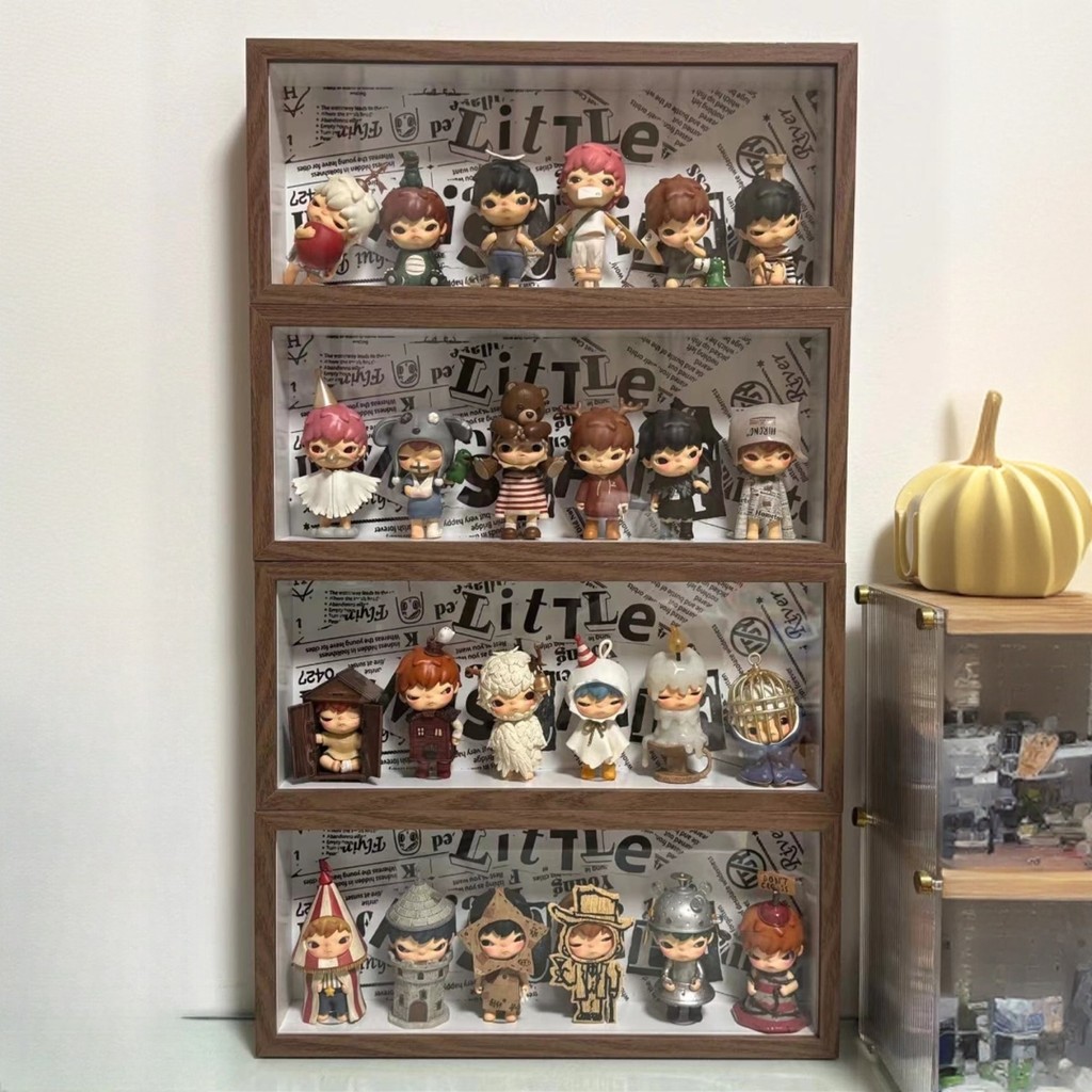 Pop Mart Display Box molly Ono Hand-Made Mystery Box Storage Cabinet ...