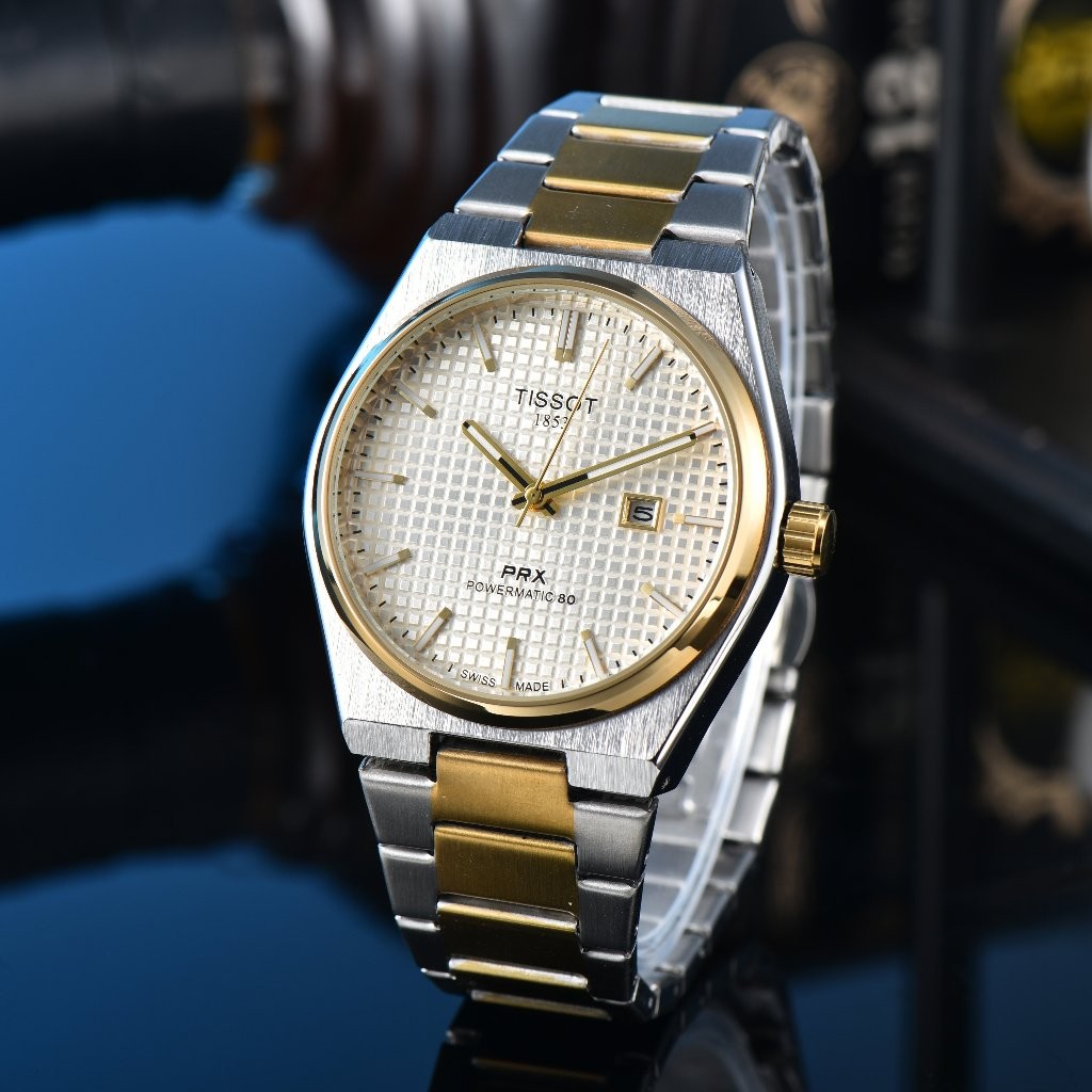 Tisoot Tissot PRX Super Player Series Gold High-End Atmosphere ...