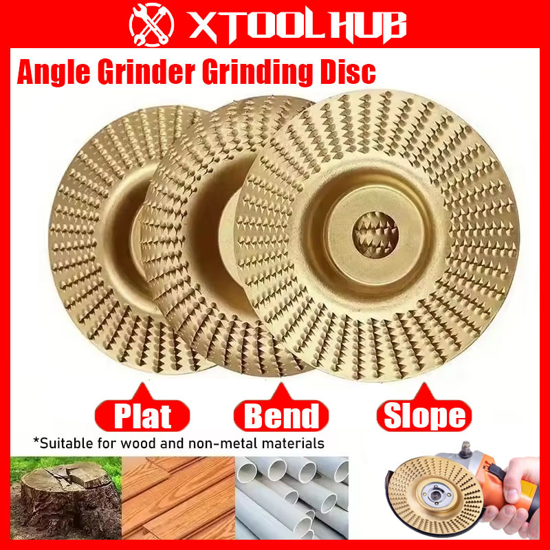 3 Styles Angle Grinder Grinding Disc Wood Grinding Wheel Tool Curved ...
