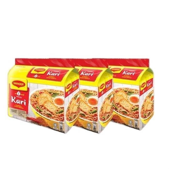 3 Pack Maggi Mee Instant Noodles Curry | Maggi Mi Segera Kari (5 Packs ...