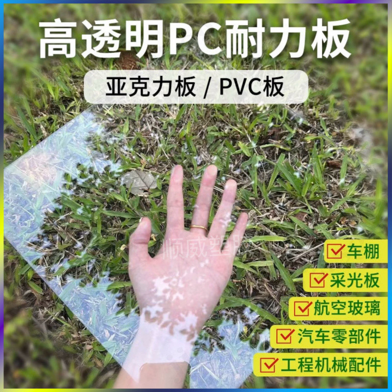 Transparent Acrylic Sheet Hard Plastic Sheet Highly Transparent PC ...
